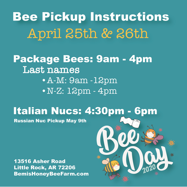 2020 Bee Pickup – Bemis Honey Bee Farm