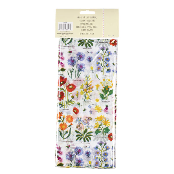 Tissue paper (10 sheets) - Wild Flowers – Bemis Honey Bee Farm