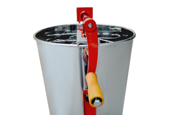 2 Frame Stainless Steel Manual Extractor – Bemis Honey Bee Farm