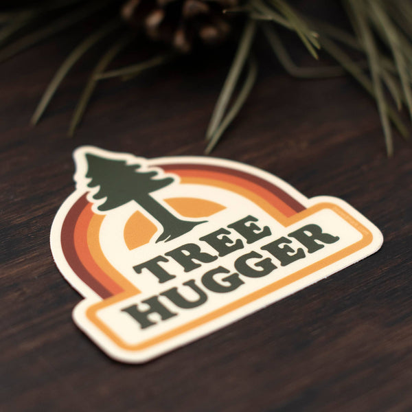 Tree Hugger Sticker – Bemis Honey Bee Farm