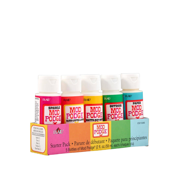Mod Podge Glue, Sealer, and Finish Starter Set 5 Piece – Bemis Honey ...