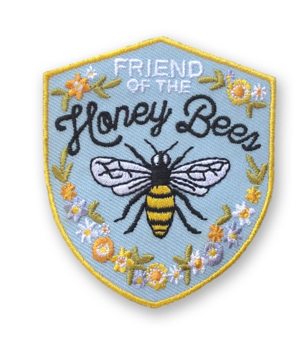 Honey Bee Embroidered Patch – Bemis Honey Bee Farm