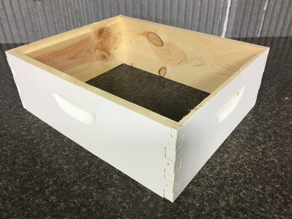 Shallow hive body Assembled & Painted (10 Frame) – Bemis Honey Bee Farm